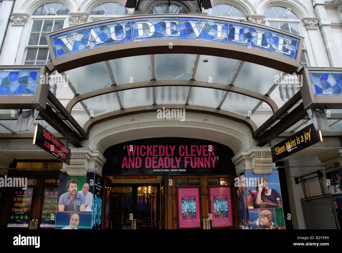 The Vaudeville Theatre in the Strand London England Stock Photo - Alamy