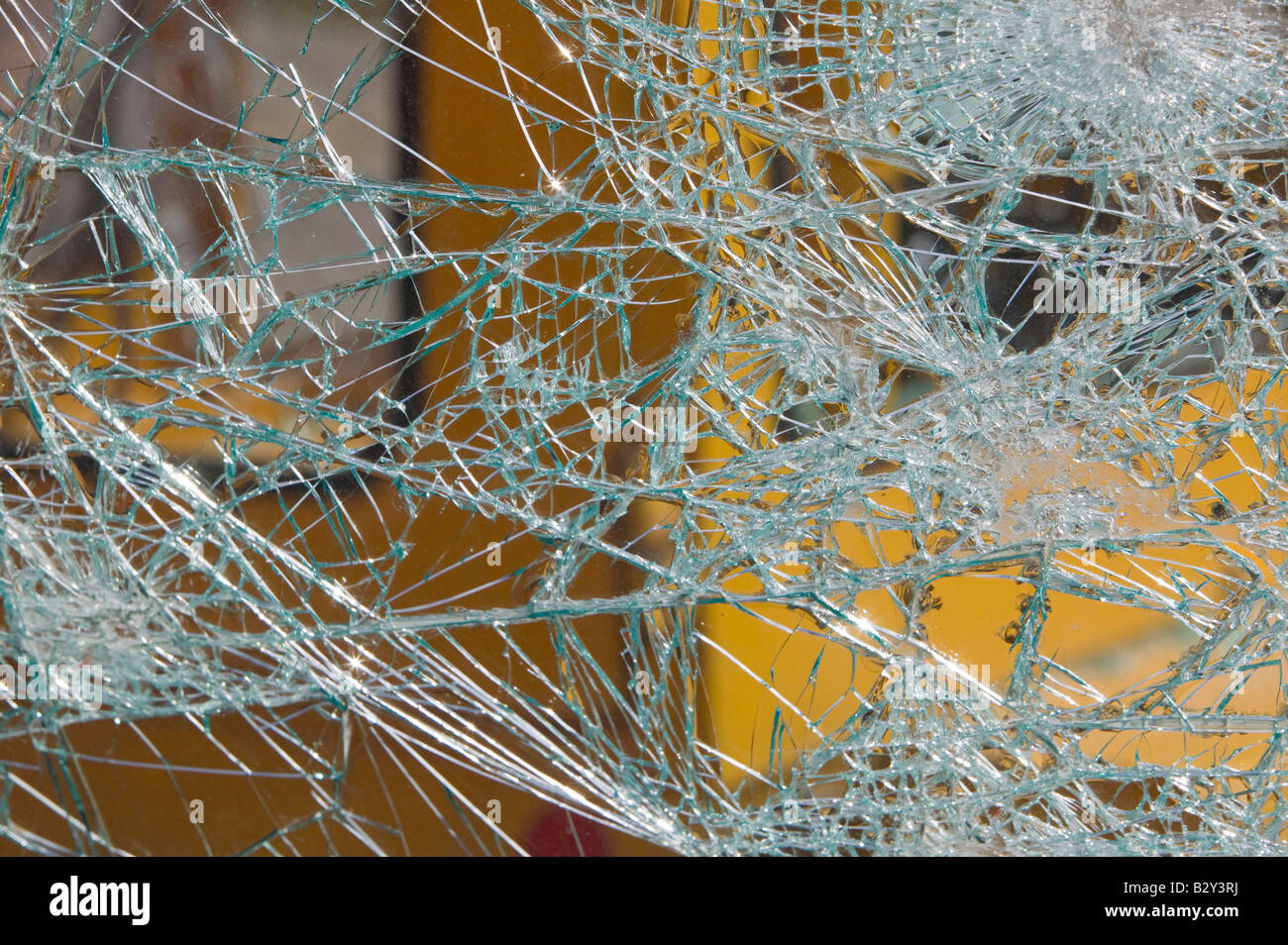 Smashed car windscreen hi-res stock photography and images - Alamy