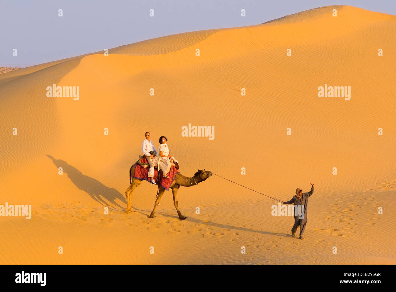 Sam Sand Dunes, Great Thar Desert, Rajasthan, India, Subcontinent, Asia ...