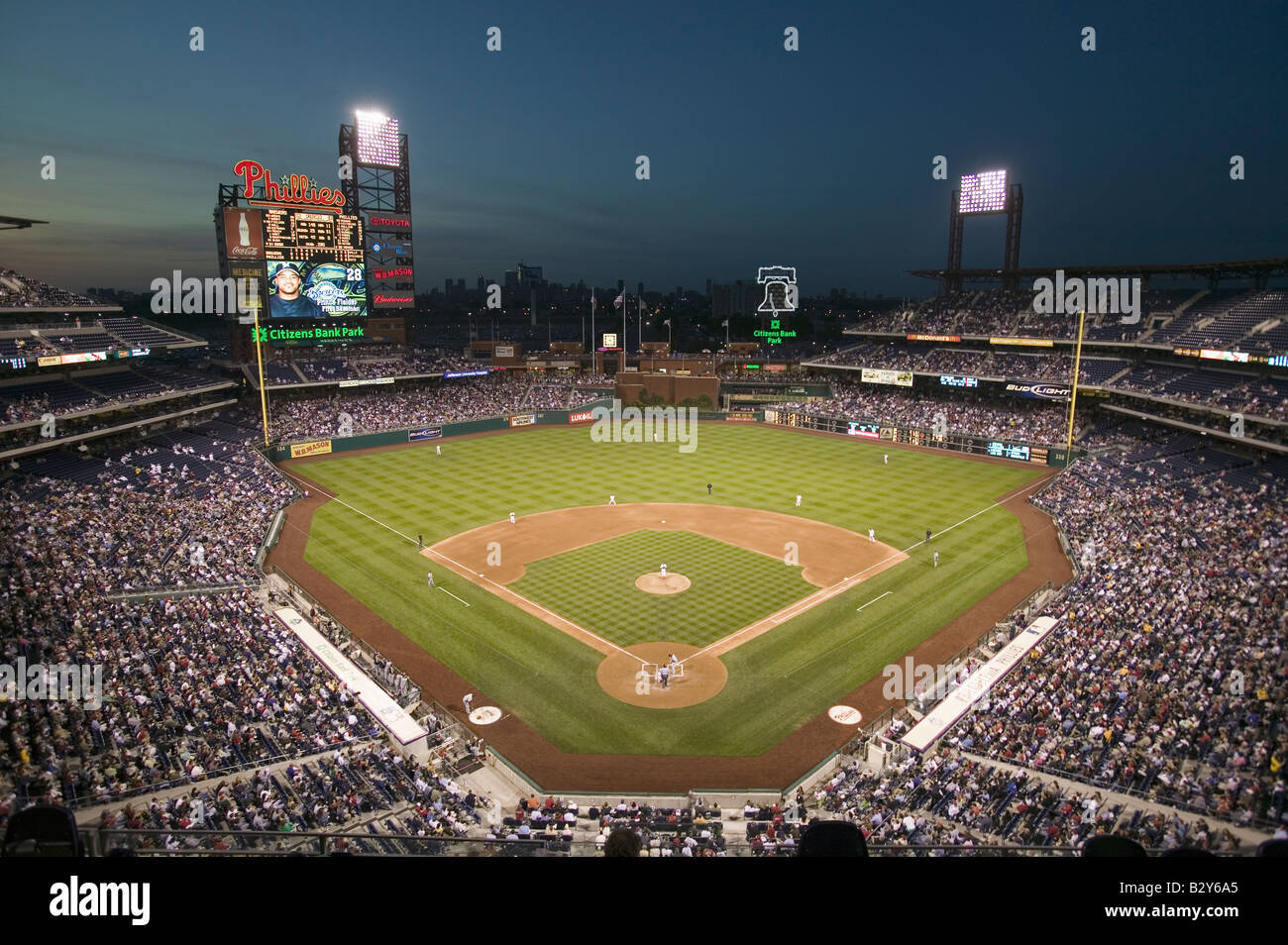 Baseball Crowd Panorama