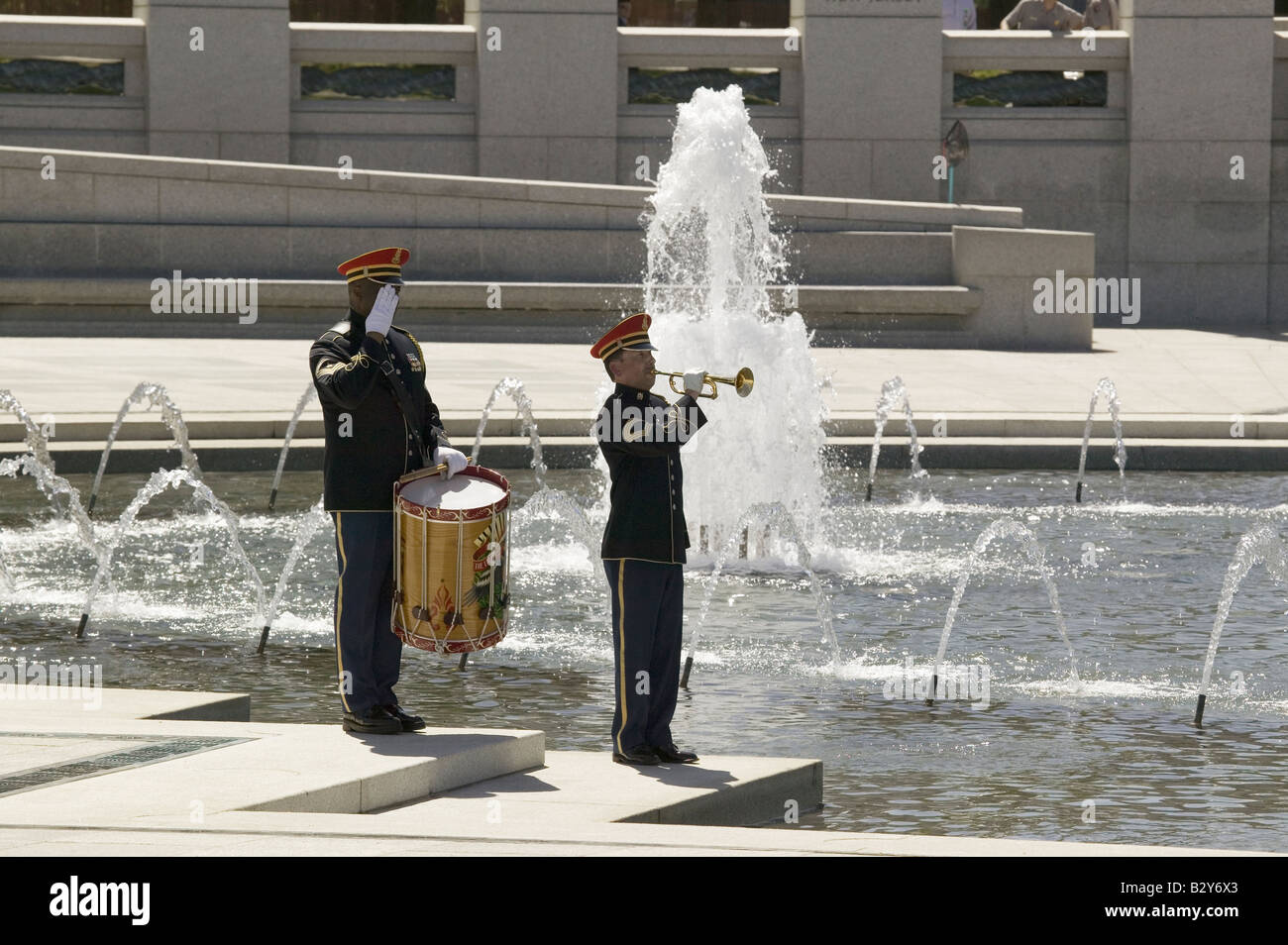 Trumpeter fountain hi-res stock photography and images - Alamy