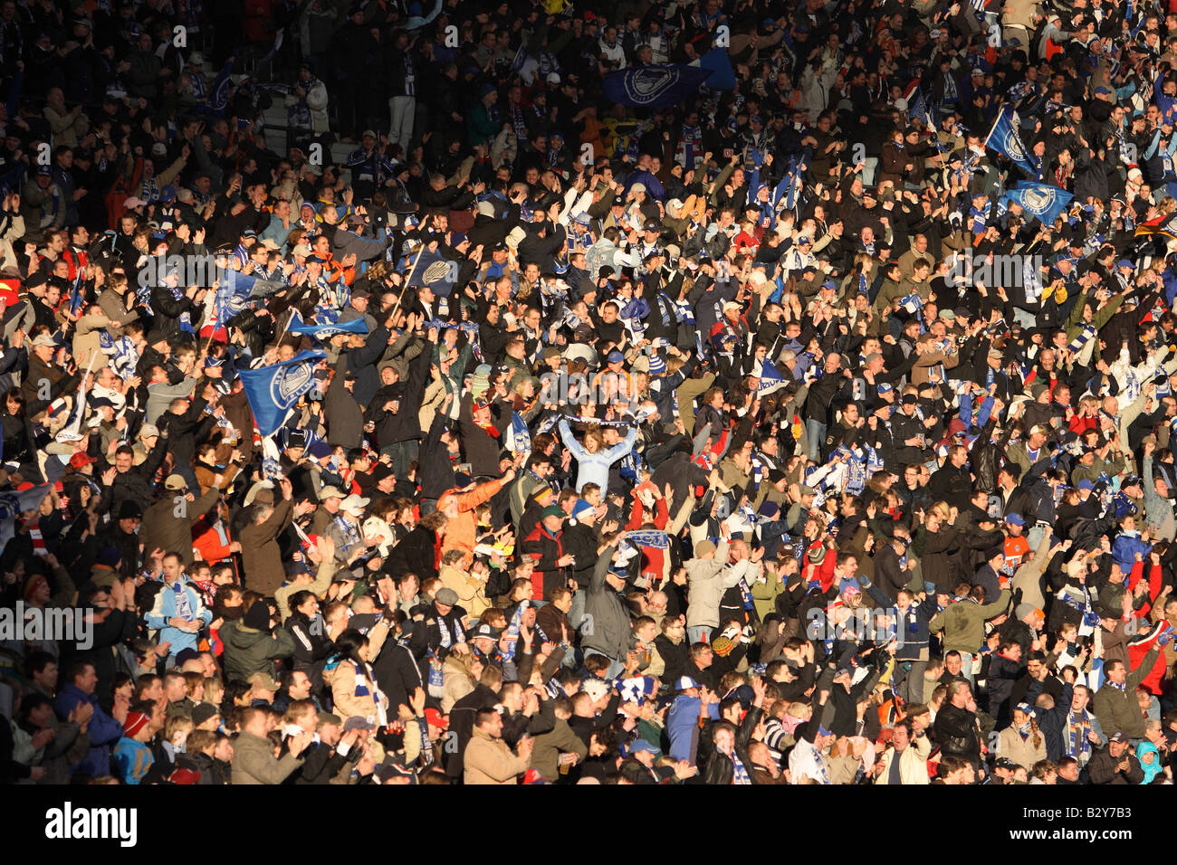 Football stands together hi-res stock photography and images - Alamy