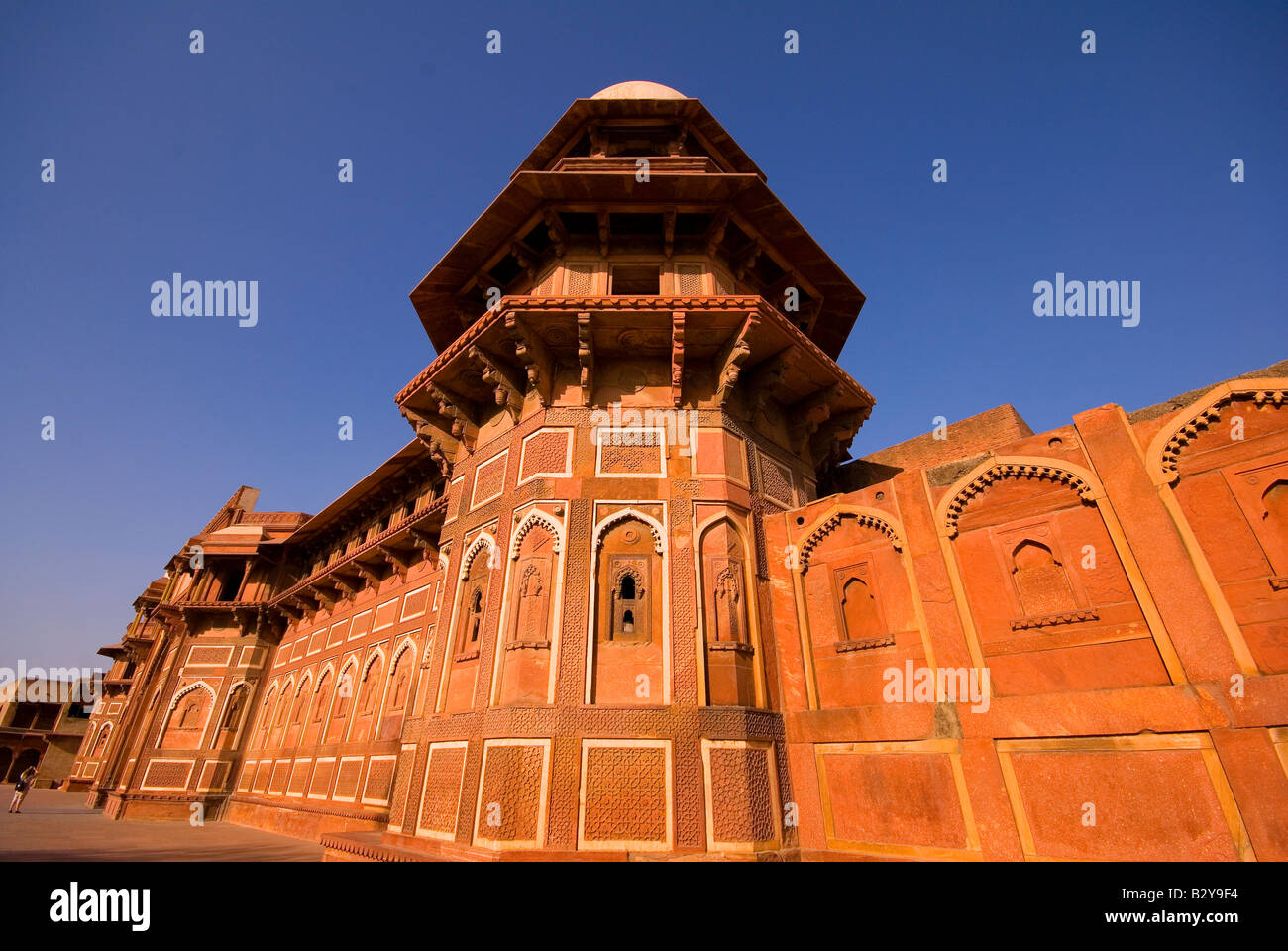 Agra Red Fort, Agra, Uttar Pradesh, India, Subcontinent, Asia Stock ...