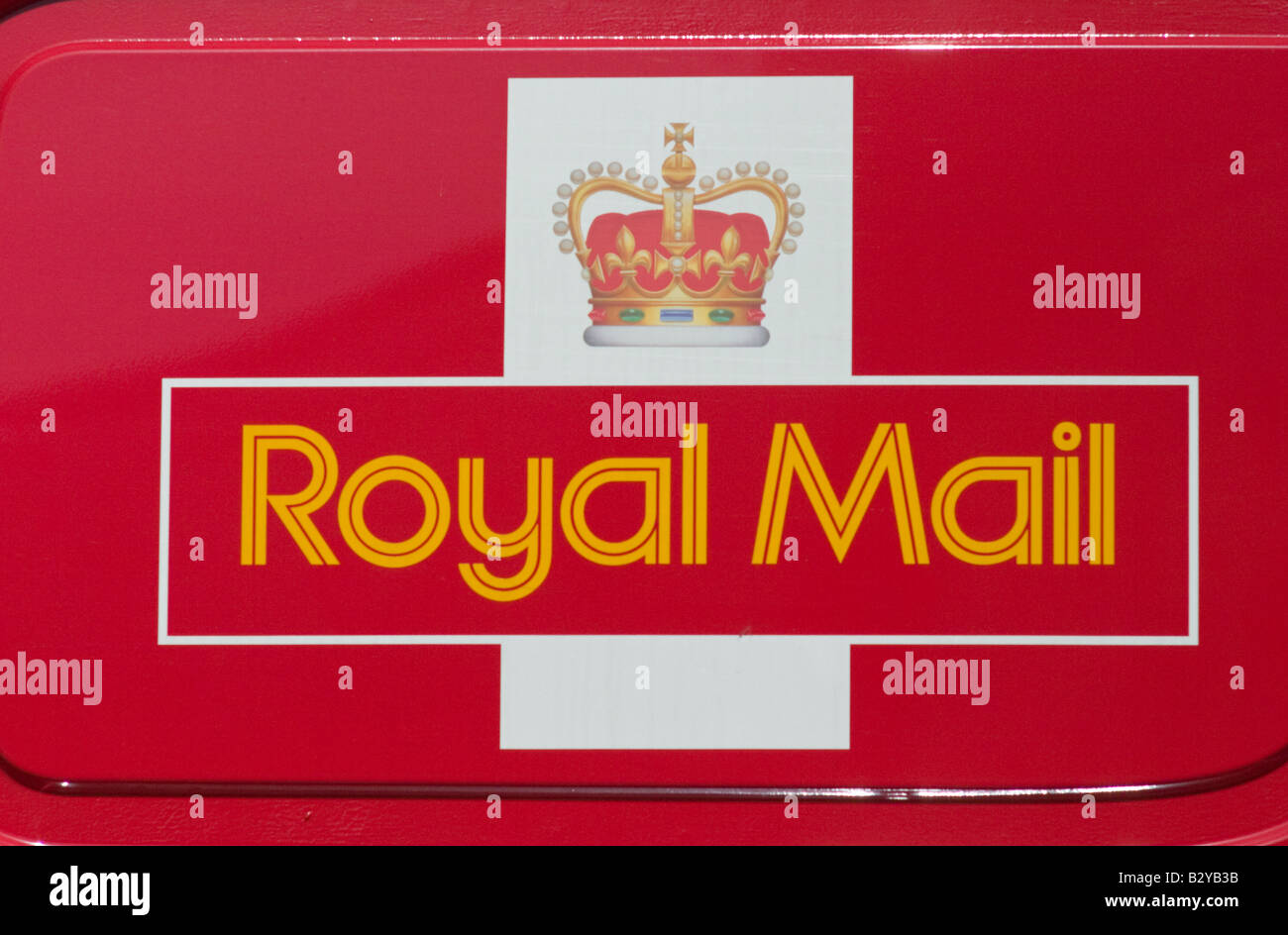 Royal Mail Sign On The Side Of A bright Red Mail Van Stock Photo - Alamy