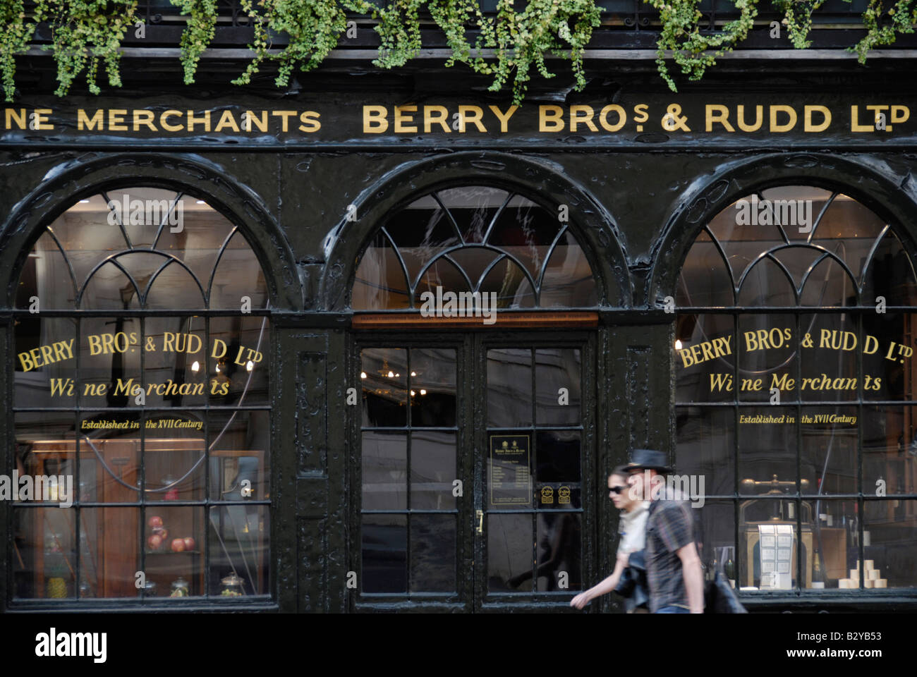 Berry Bros and Rudd fine wine merchants in St James's Street, St James ...