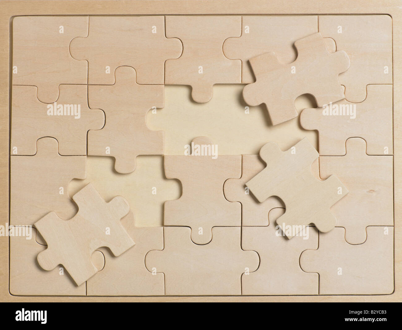 Jigsaw shapes hi-res stock photography and images - Alamy
