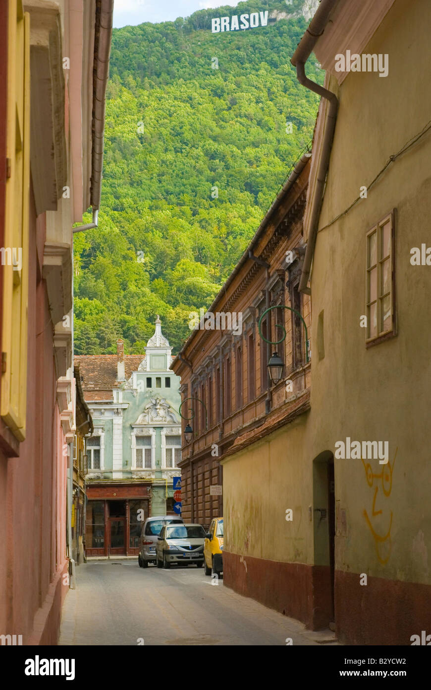 Strada Sforii the Rope Street is said to be the narrowest street in ...