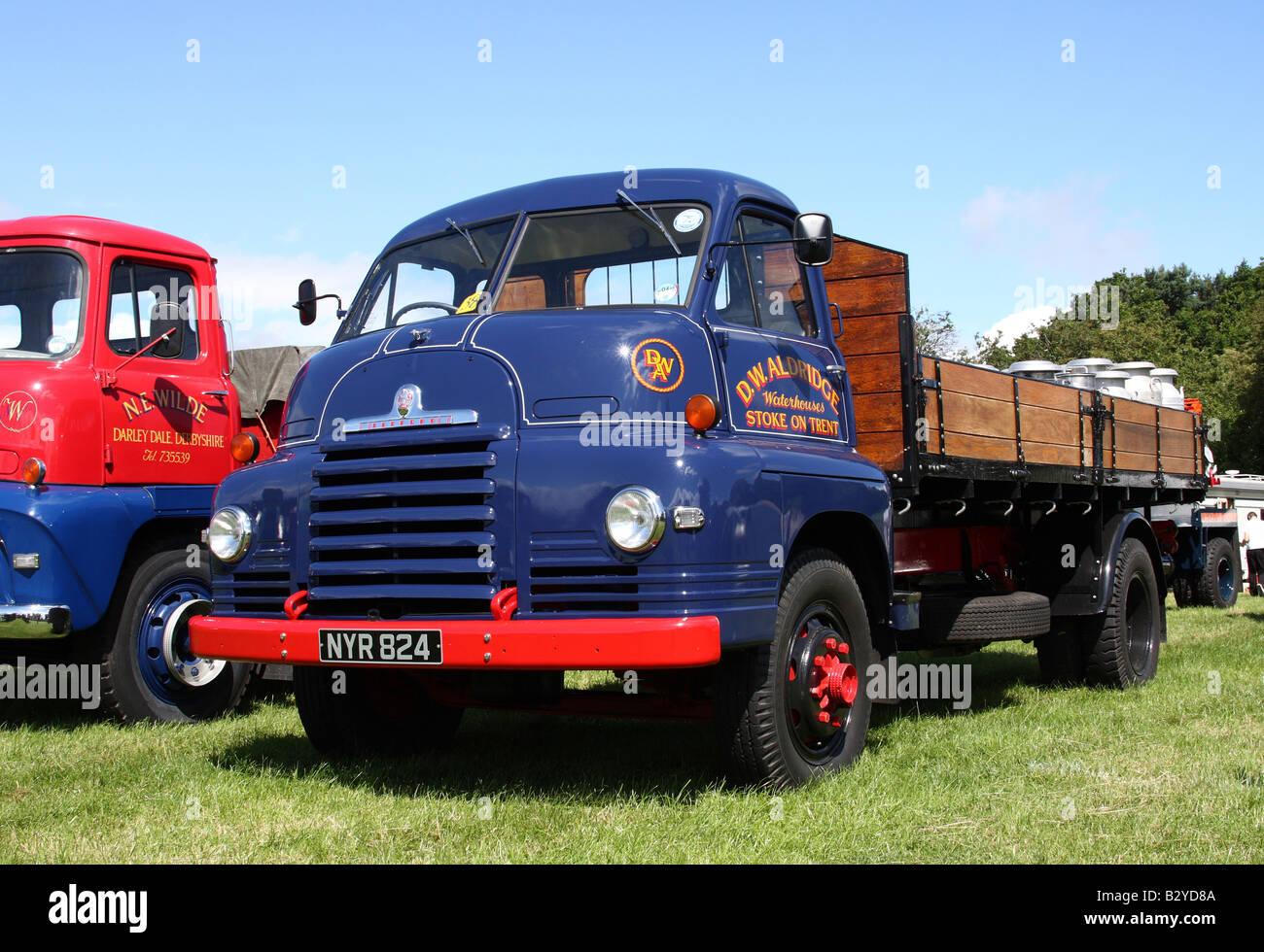 A vintage Bedford lorry at the Cromford Steam Engine Rally 2008 Stock ...