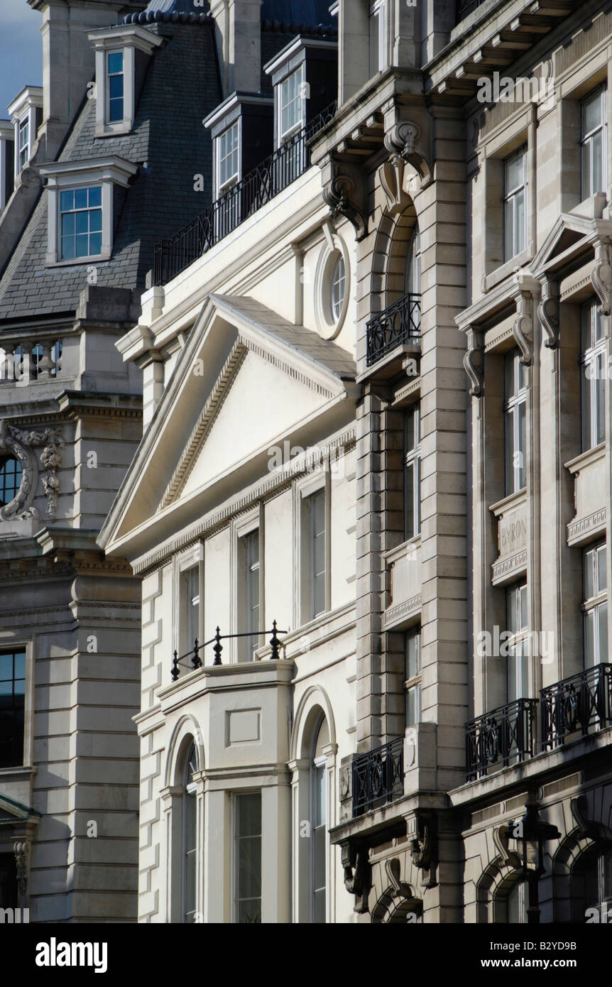 Lavish old stone buildings in St James's Street, St James's, London ...