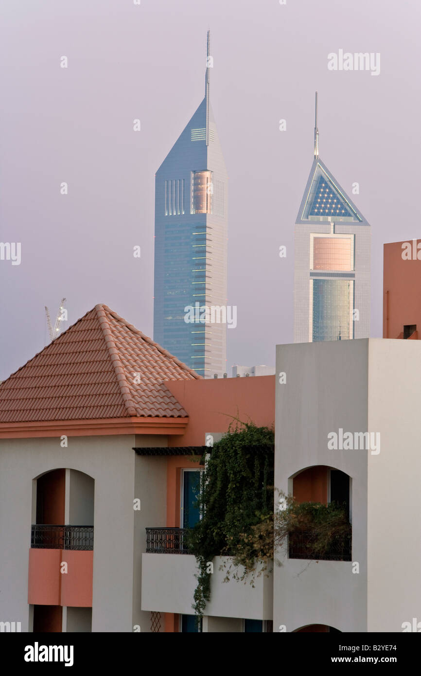 United Arab Emirates Dubai the Emirates Towers part of the new high ...