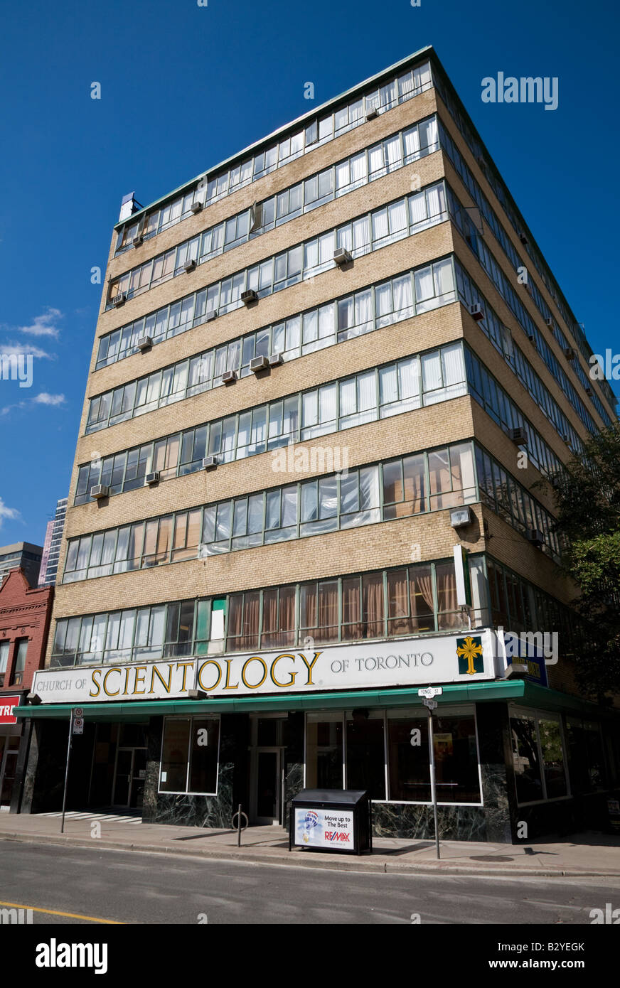 The Scientology building on Yonge Street, Toronto, Canada Stock Photo ...