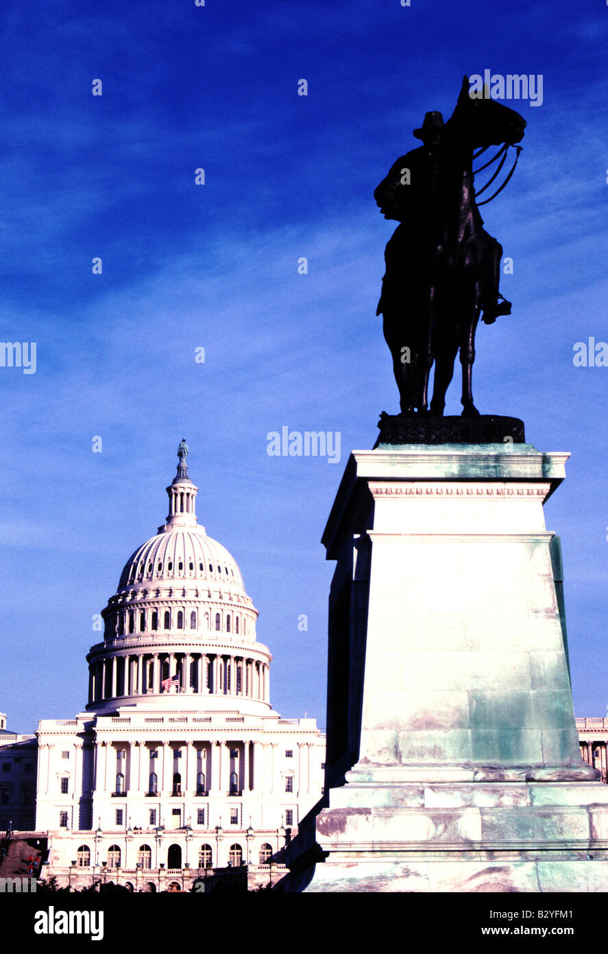 Capital Building Rotunda Washington DC with Sculpture Stock Photo - Alamy