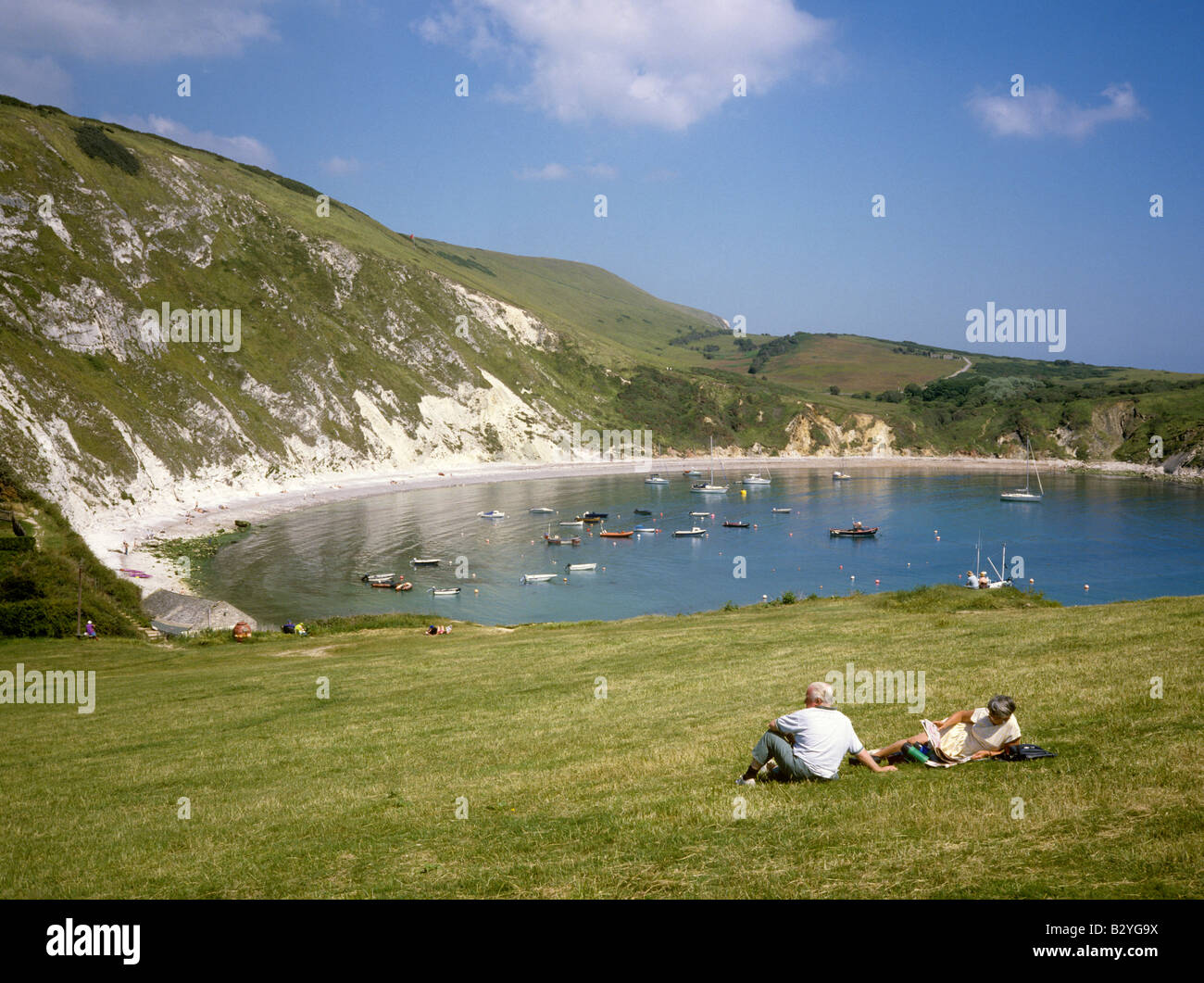 Lulworth cove geology feature hi-res stock photography and images - Alamy