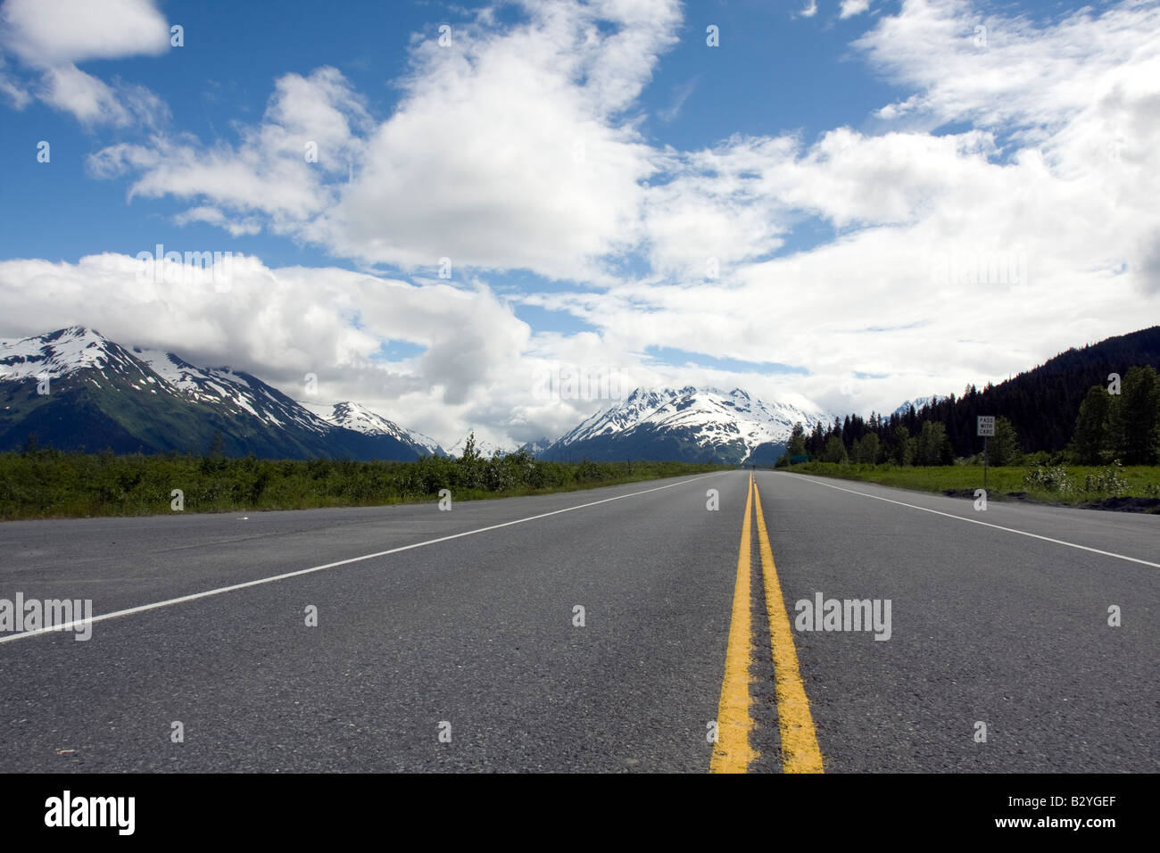 Alaska road to nowhere hi-res stock photography and images - Alamy