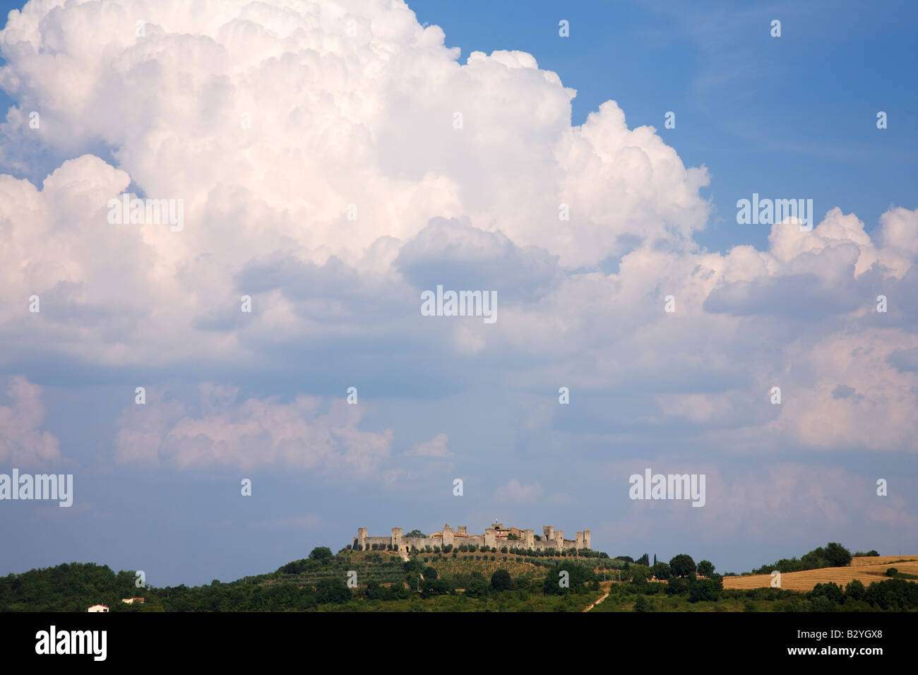 Monteriggioni, Tuscany, Italy Stock Photo - Alamy
