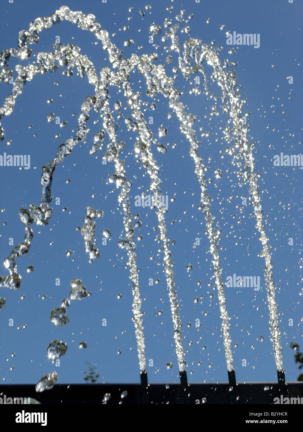 Stop Motion Water Fountain Stock Photo - Alamy