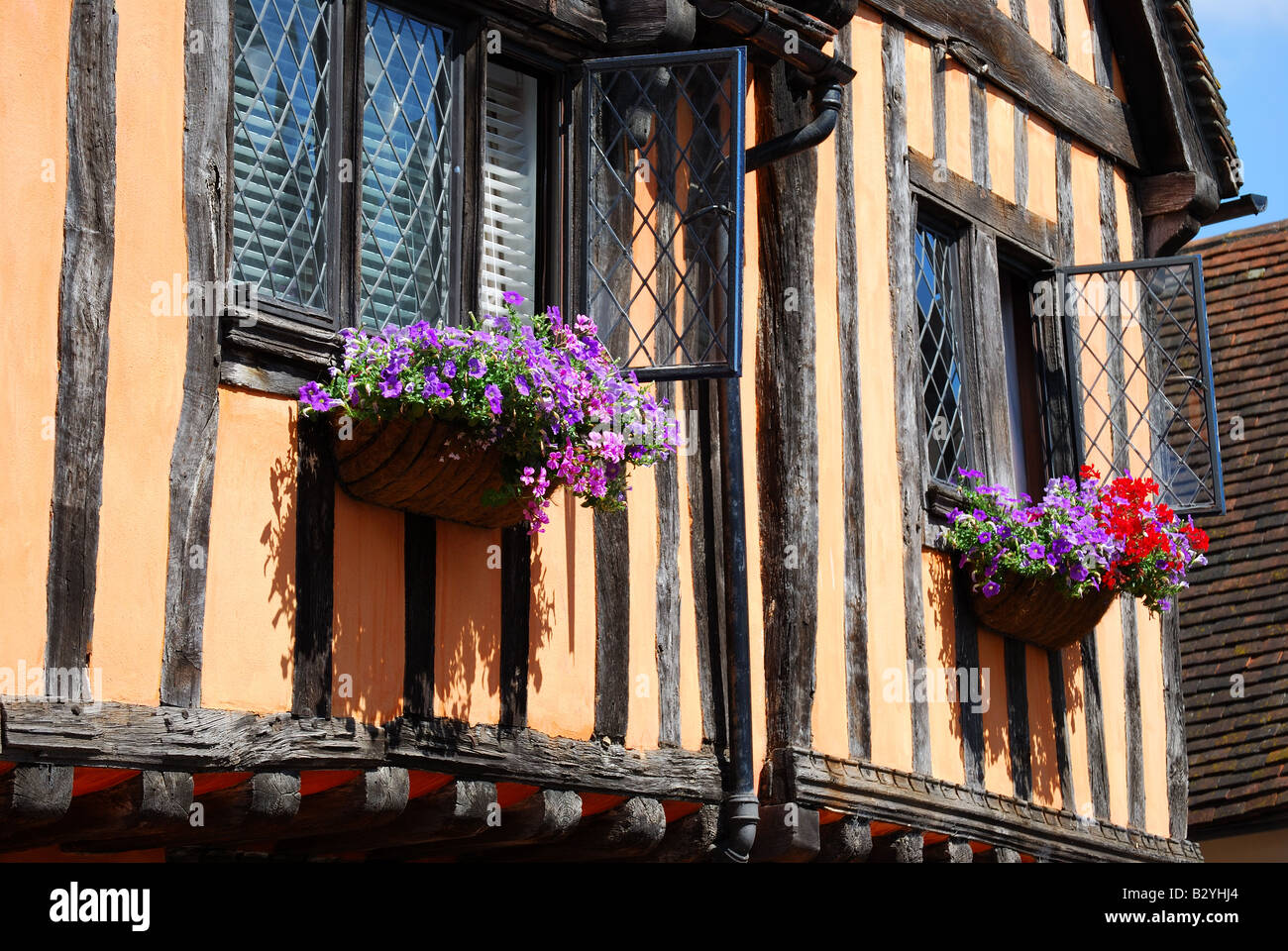 Ancient timber-framed building, Silent Street, Ipswich, Suffolk ...