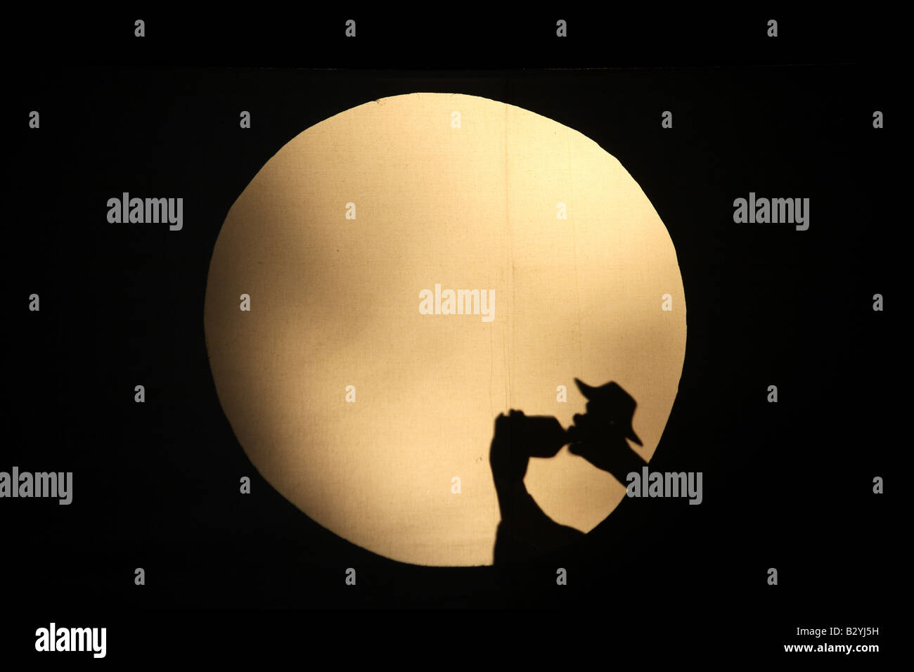 shadow play during a Sichuan opera performance Stock Photo - Alamy