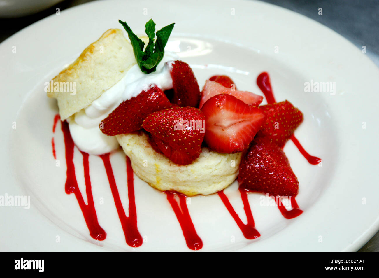 Strawberry shortcake not cake hi-res stock photography and images - Alamy