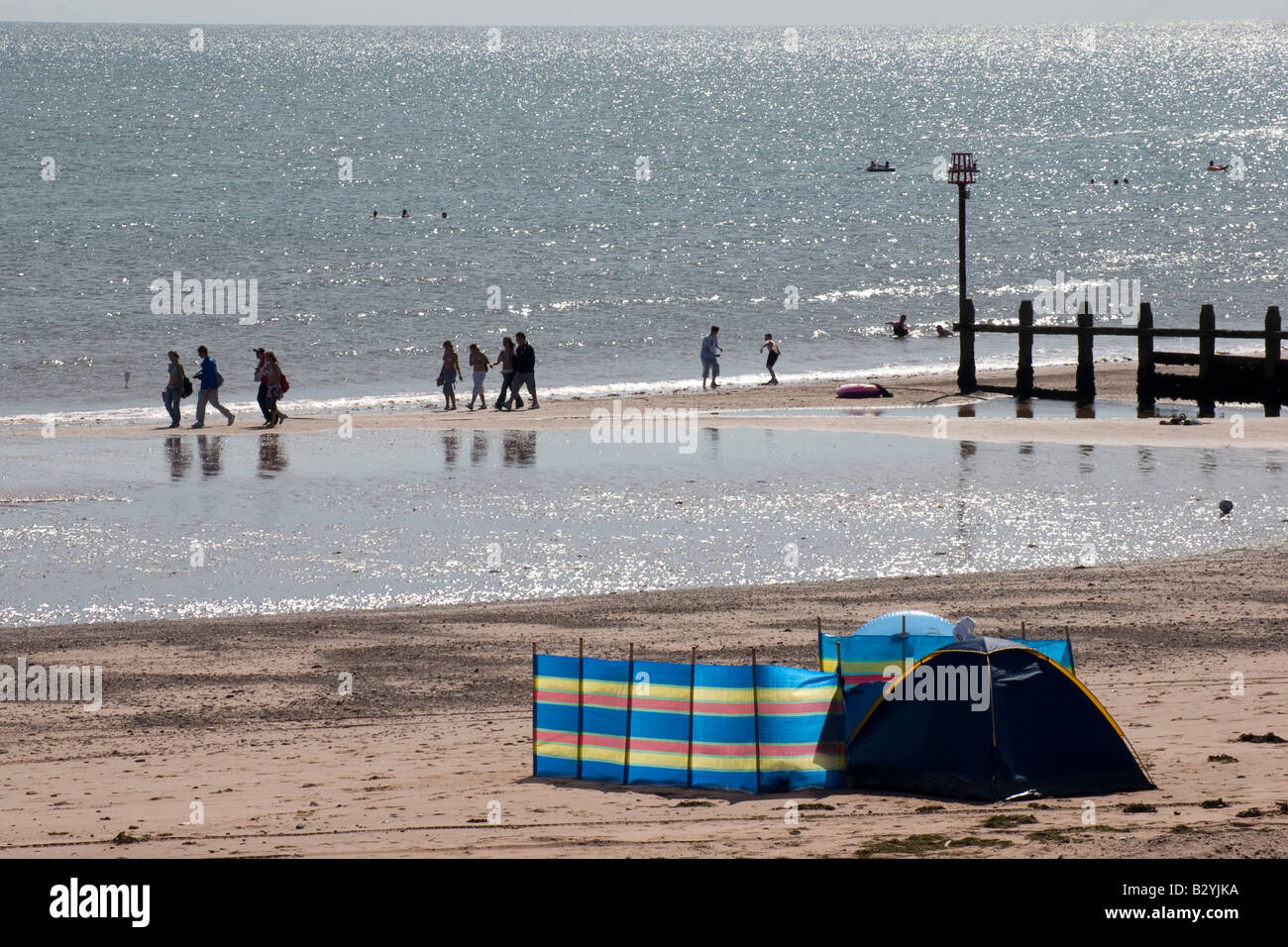 Beach at Dawlish Warren, Devon, UK Stock Photo - Alamy