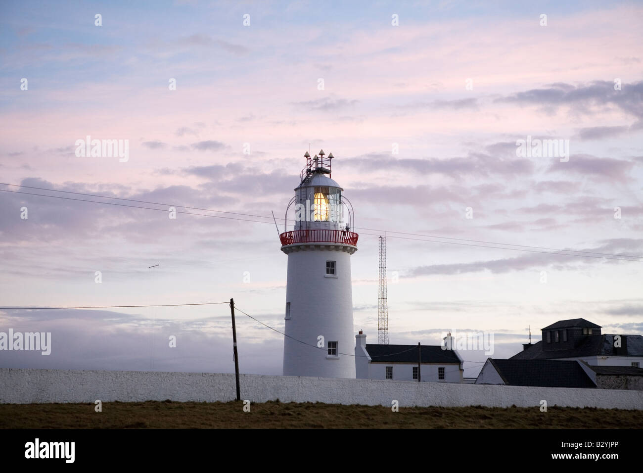 Loop Head Lighthouse, Kilbaha, Ireland Stock Photo - Alamy