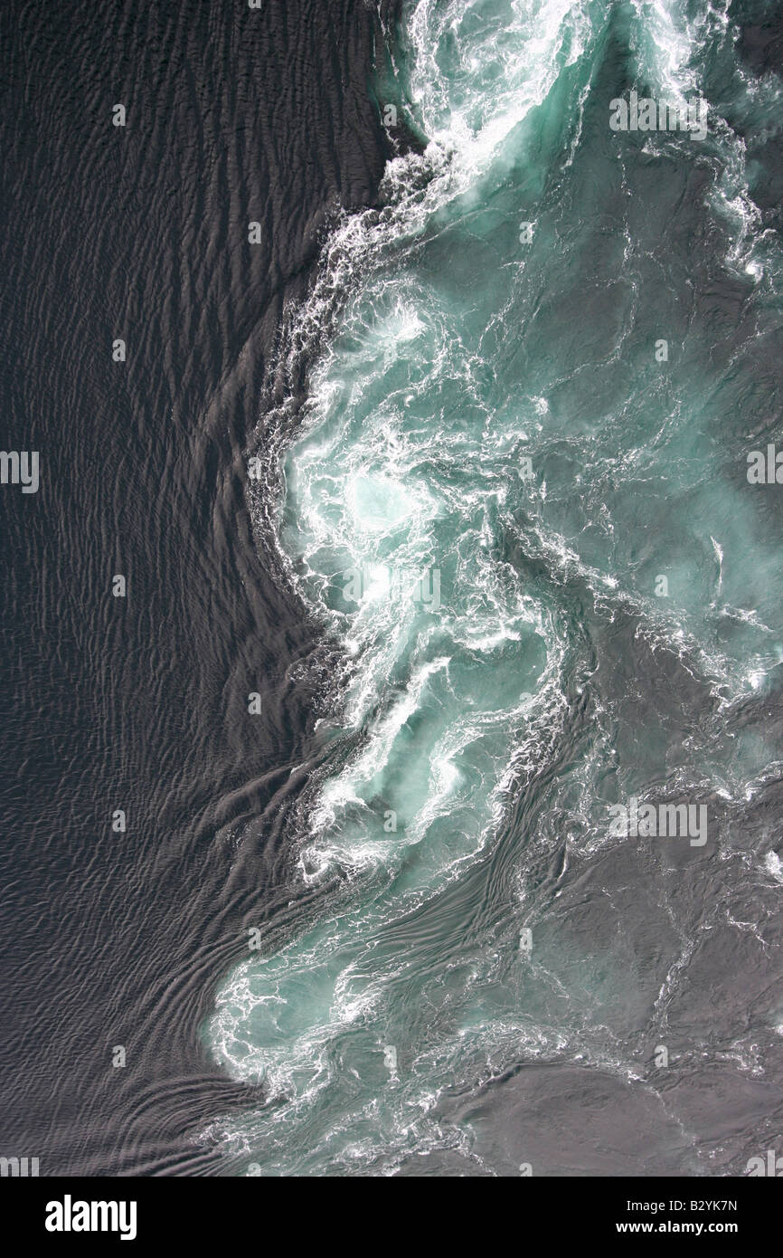 view from bridge to saltstraumen strongest maelstrom in the world near ...