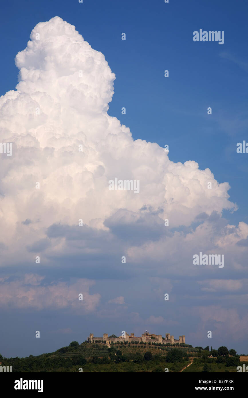 Monteriggioni, Tuscany, Italy Stock Photo - Alamy