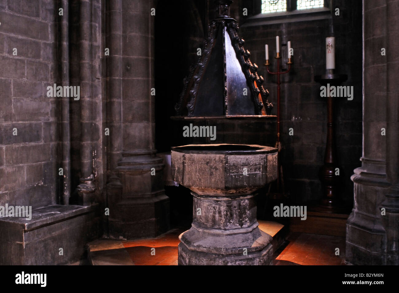 The Priory Church of Saint Bartholomew The Great showing The pre ...