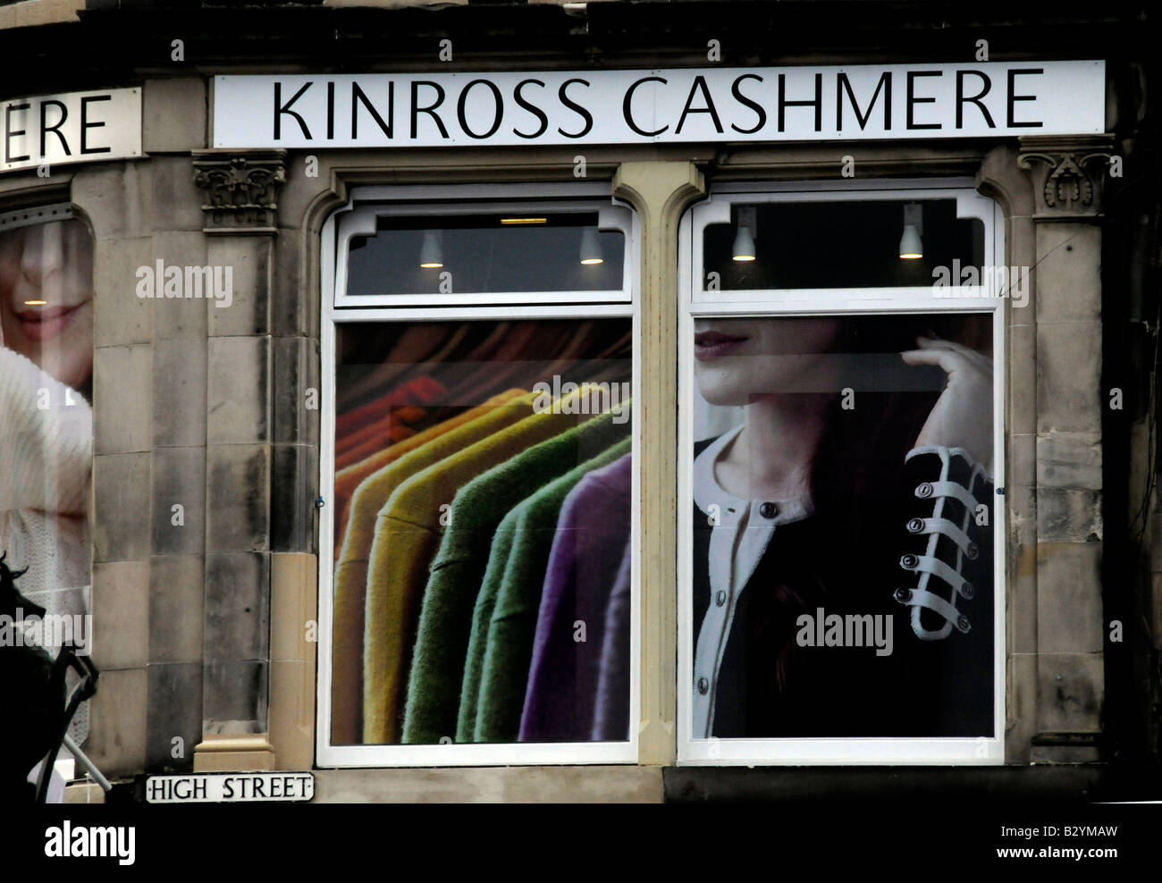 Cashmere Shop,royal Mile,Edinburgh,Scotland Stock Photo - Alamy