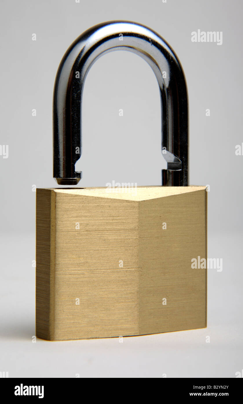 Padlock opened hi-res stock photography and images - Alamy