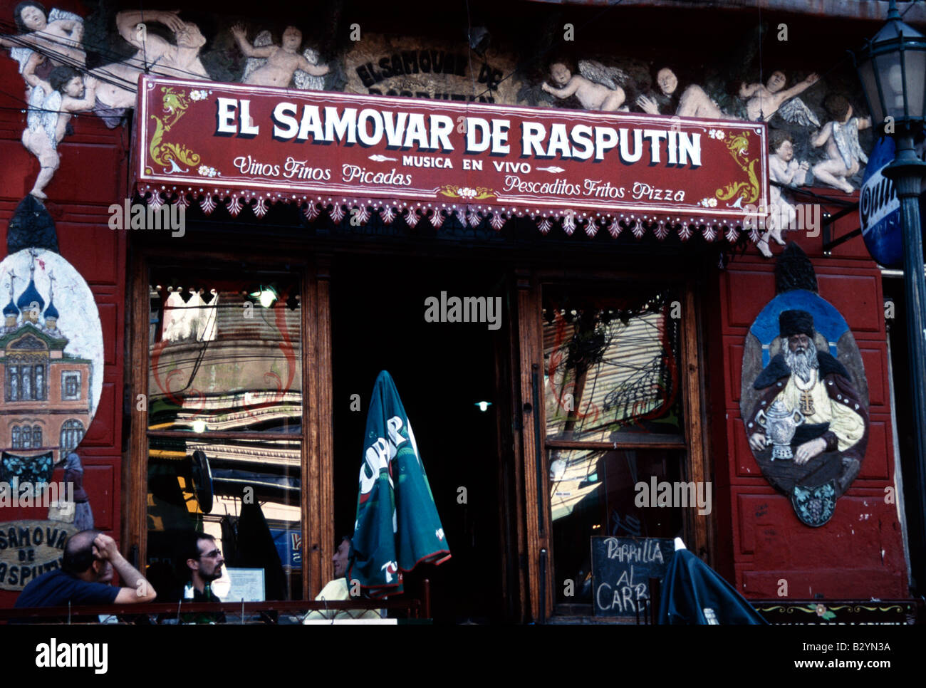 El Samovar de Rasputin cafe bar in La Boca Buenos Aires Argentina Stock ...