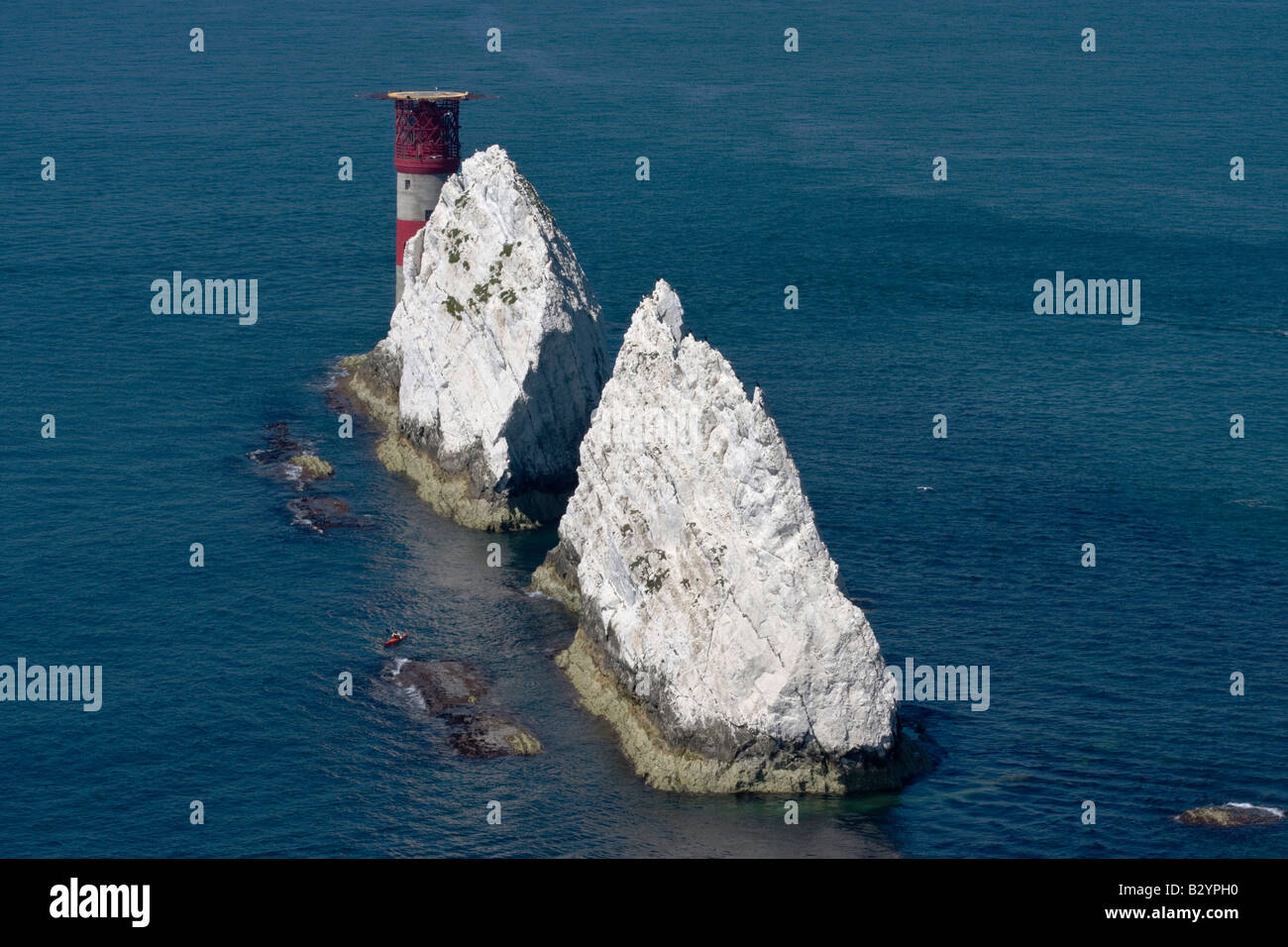 The Needles and Lighthouse, Isle of Wight, UK Stock Photo - Alamy