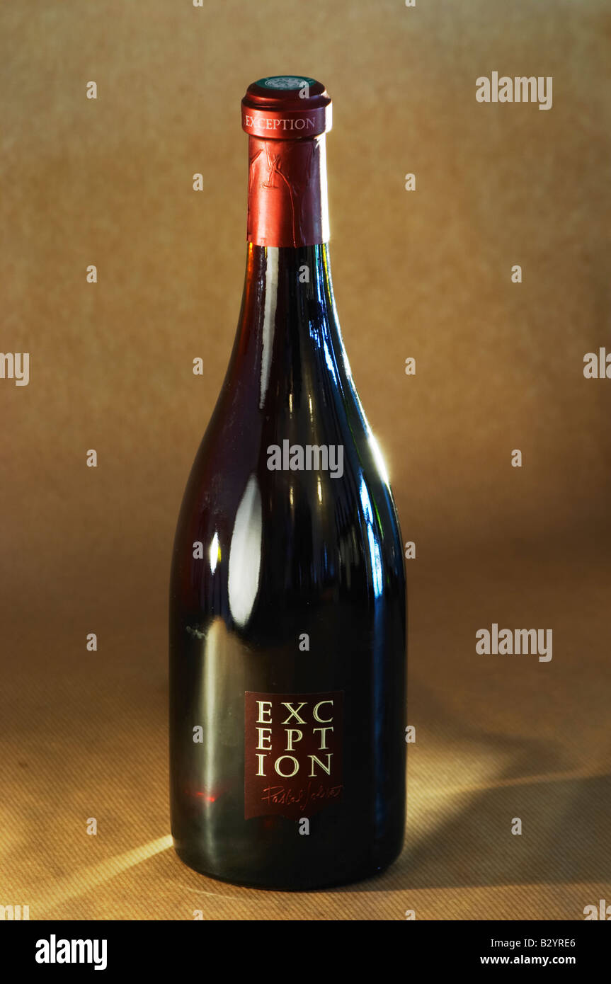 Exception Rouge Sancerre red, pascal Jolivet. Loire, France Stock Photo ...