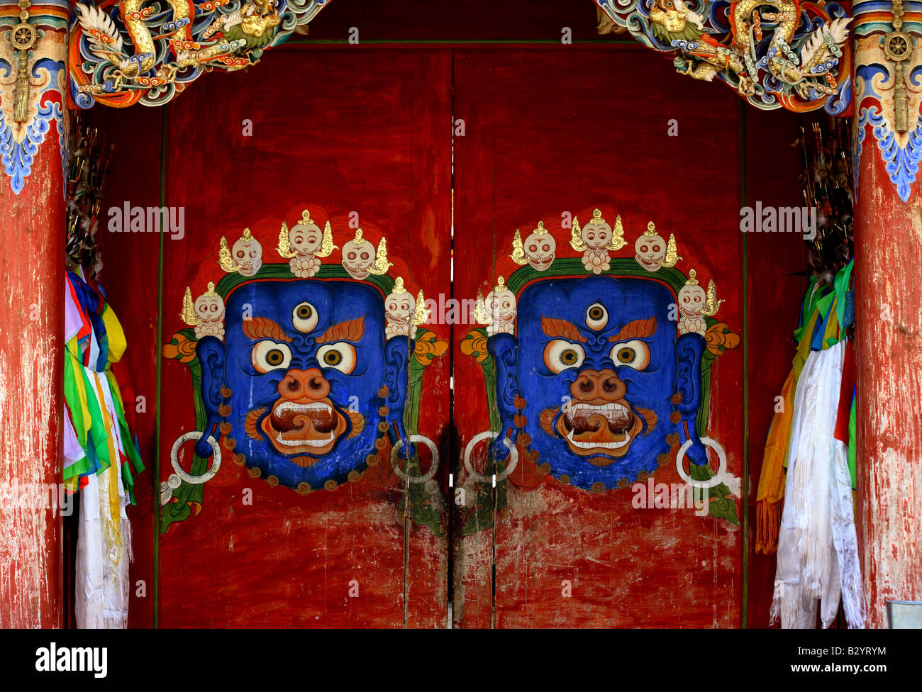 Yama , tibetan god of the death Stock Photo, Royalty Free Image ...