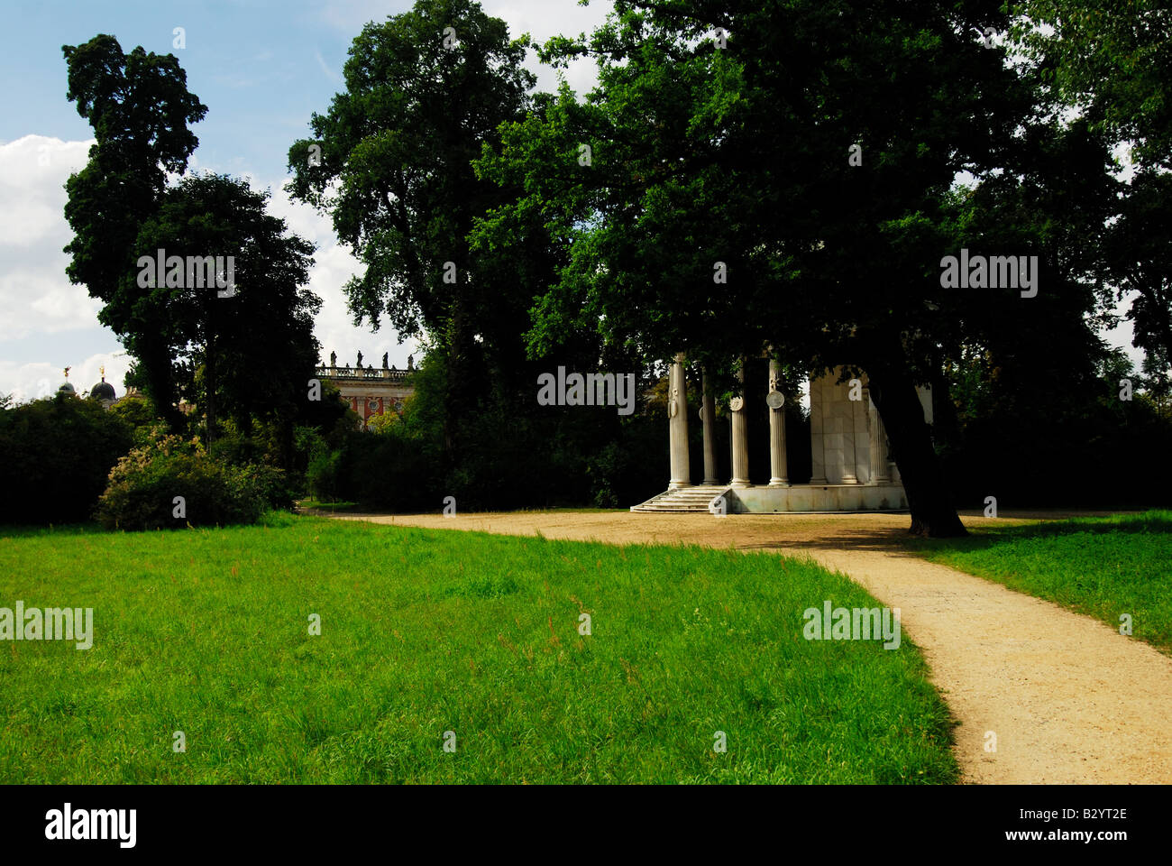 Park Schloss, Castle Sanssouci,Antic Temple of Friendship,Potsdam ...
