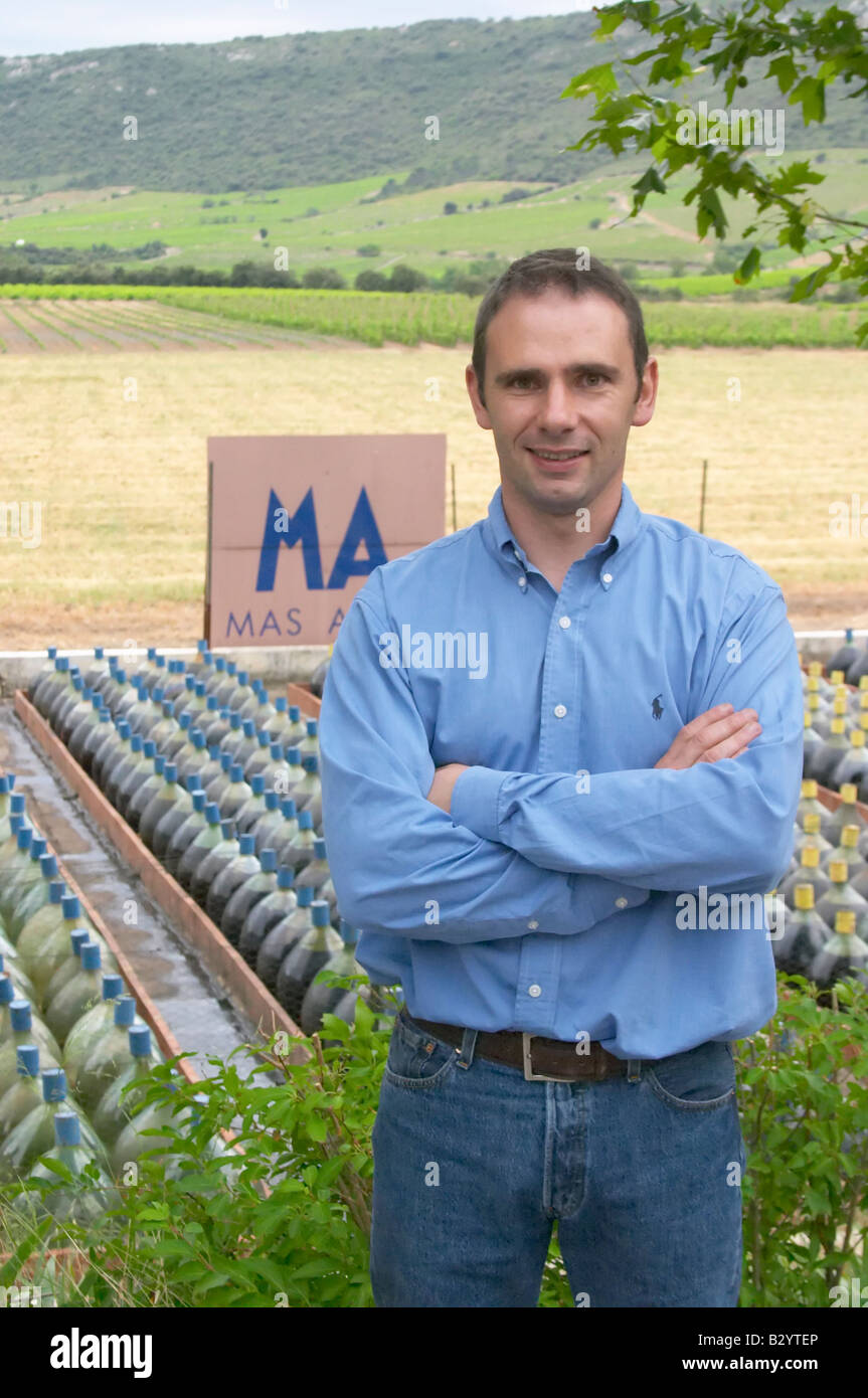 Stephane Gallet oenologist winemaker. Mas Amiel, Maury, Roussillon ...