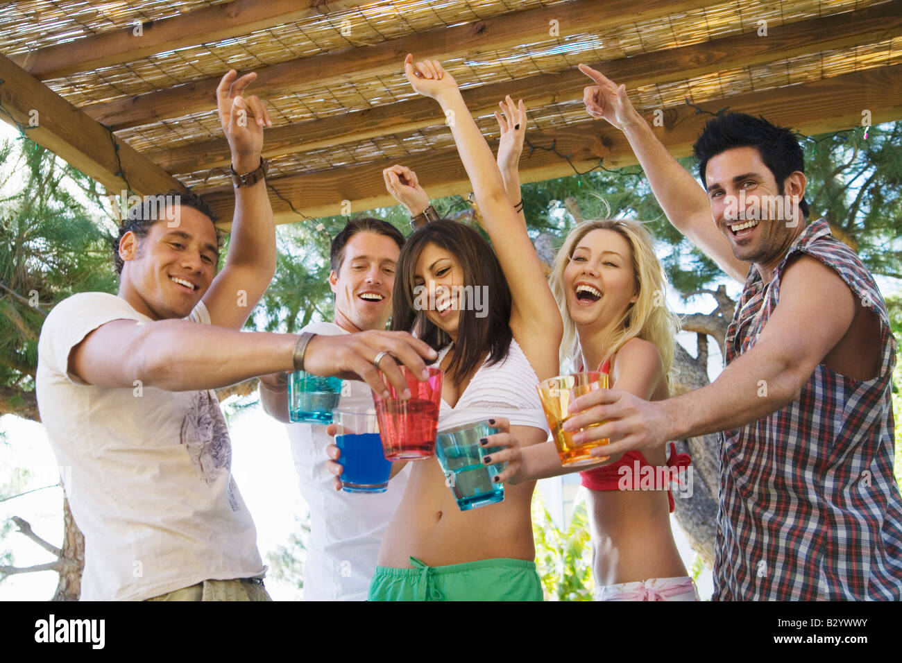 People at a Party Stock Photo - Alamy