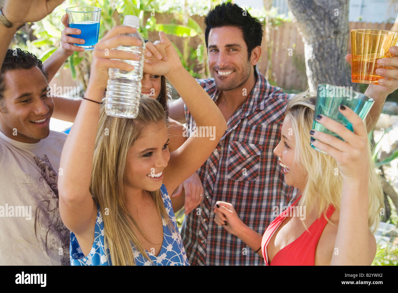 People at a Party Stock Photo - Alamy