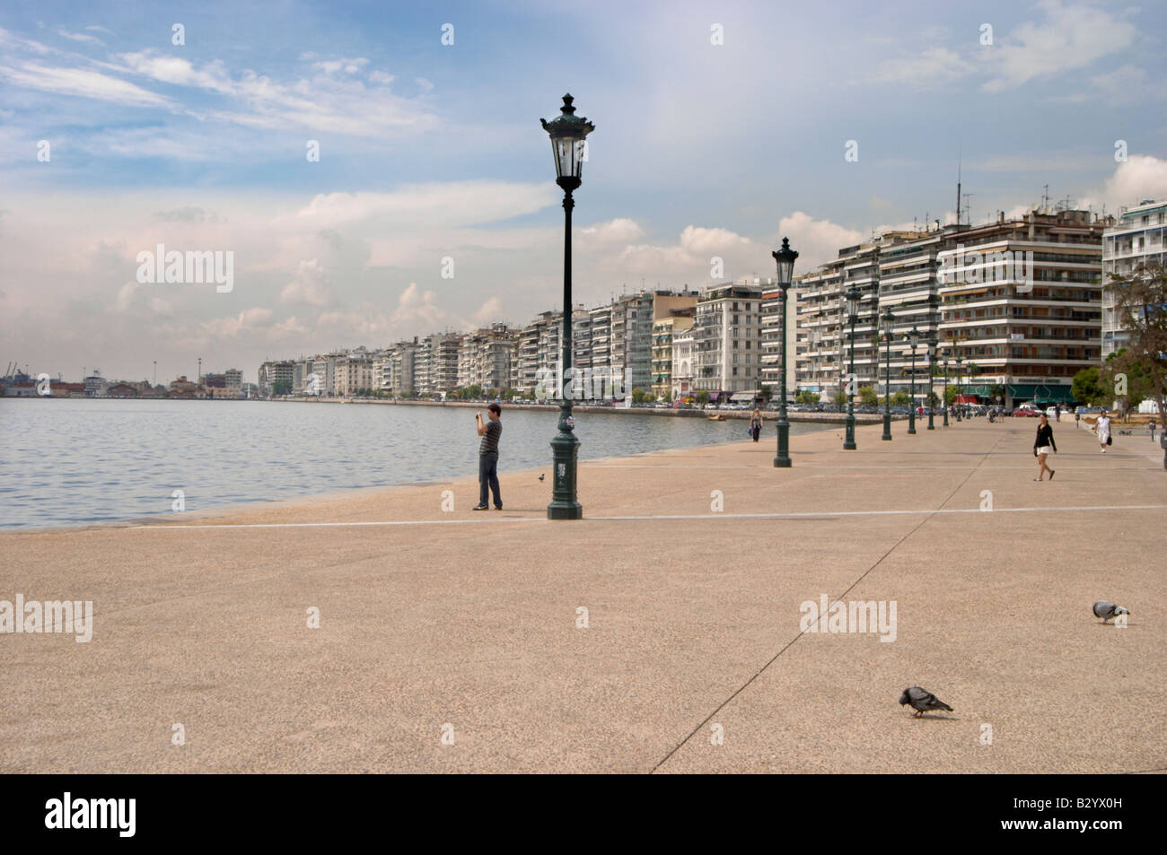The waterfront. Thessaloniki, Macedonia, Greece Stock Photo - Alamy