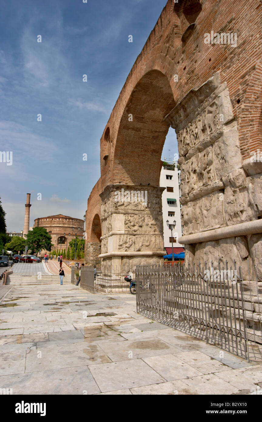 Galerius Arch of Triumph. Thessaloniki, Macedonia, Greece Stock Photo ...