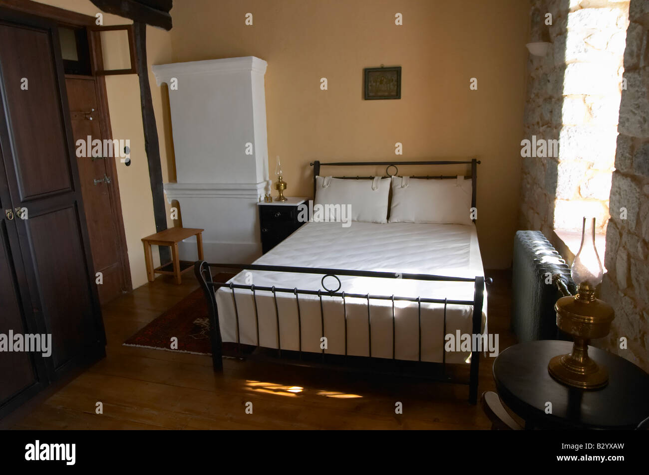 Cell, bedroom. The Tsantalis sponsored monastery. Mount Athos. Tsantali ...