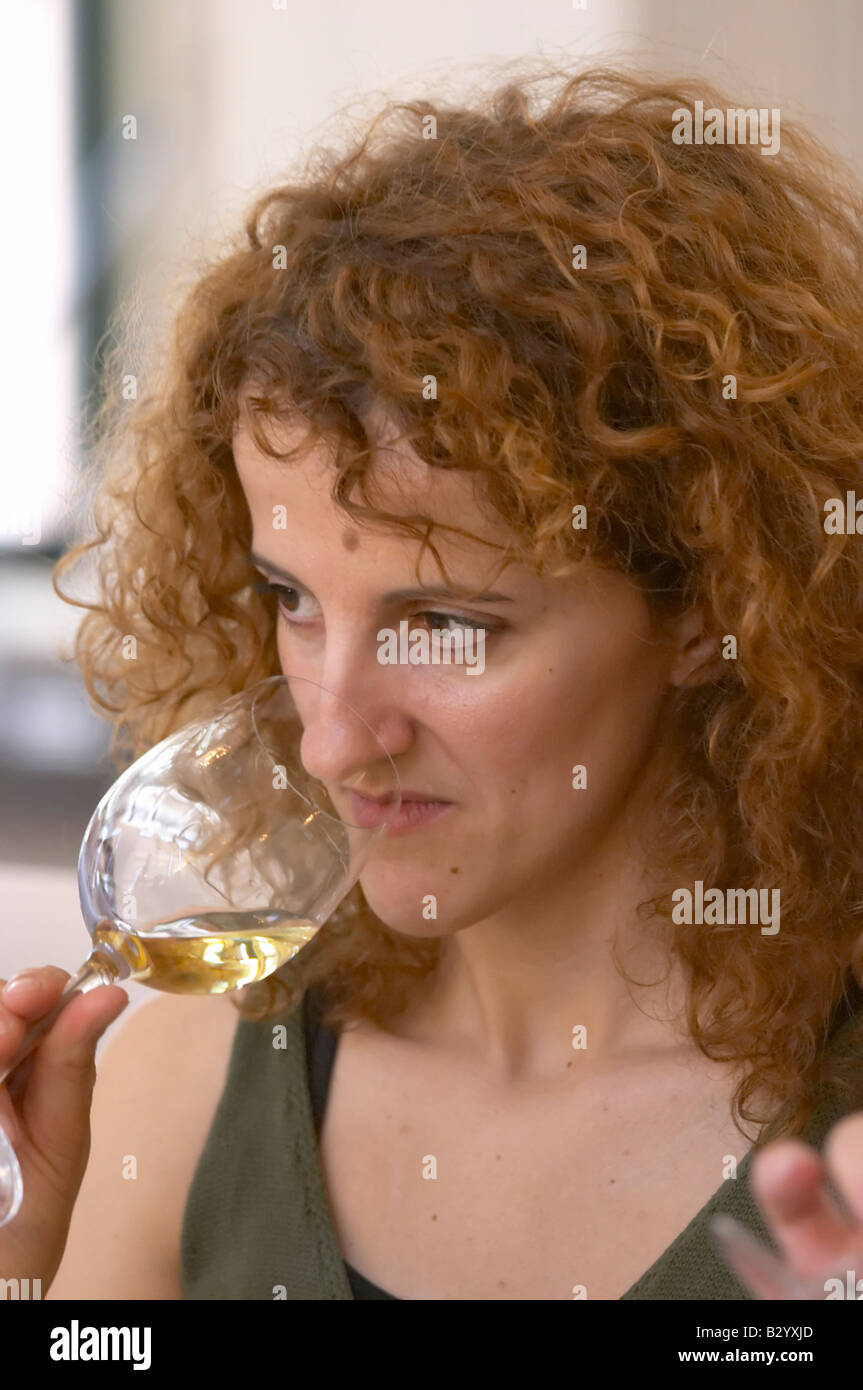 Ageliki Biba, oenologist winemaker. Wine Art Estate Winery, Microchori ...