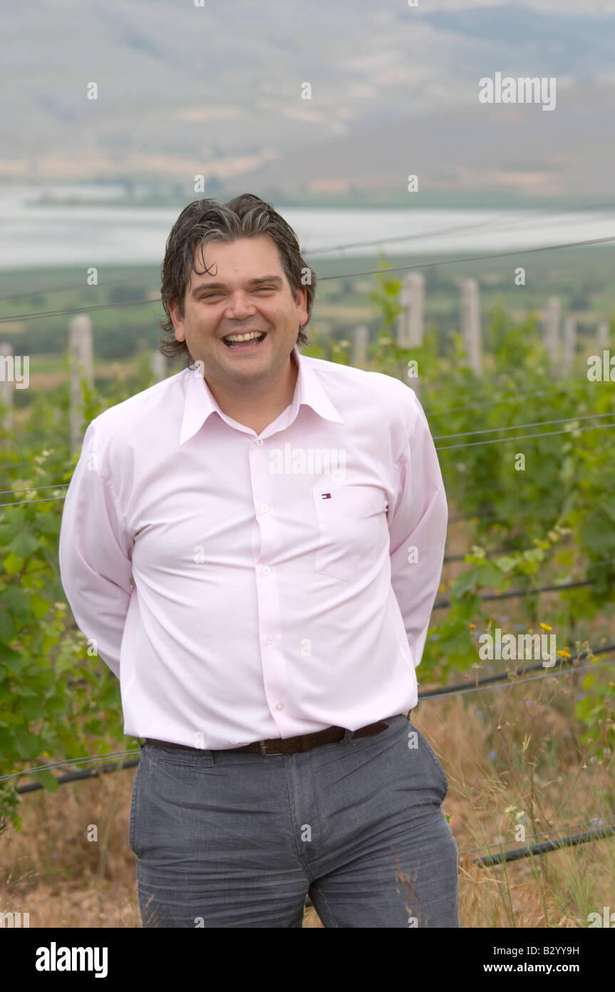 George Veranis, sales director. Amyntaion wine cooperative, Amyndeon ...