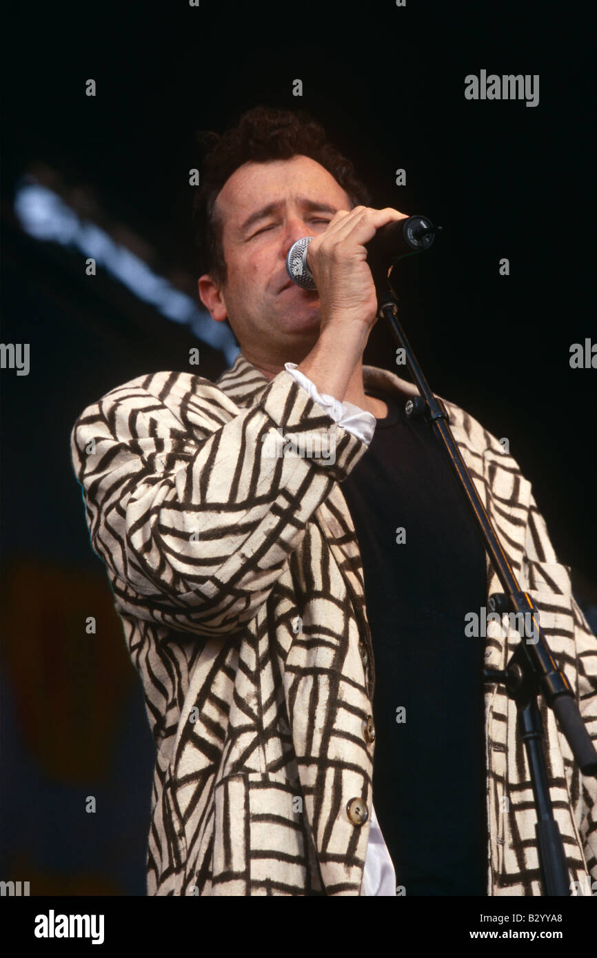 Johnny Clegg in performance Stock Photo - Alamy