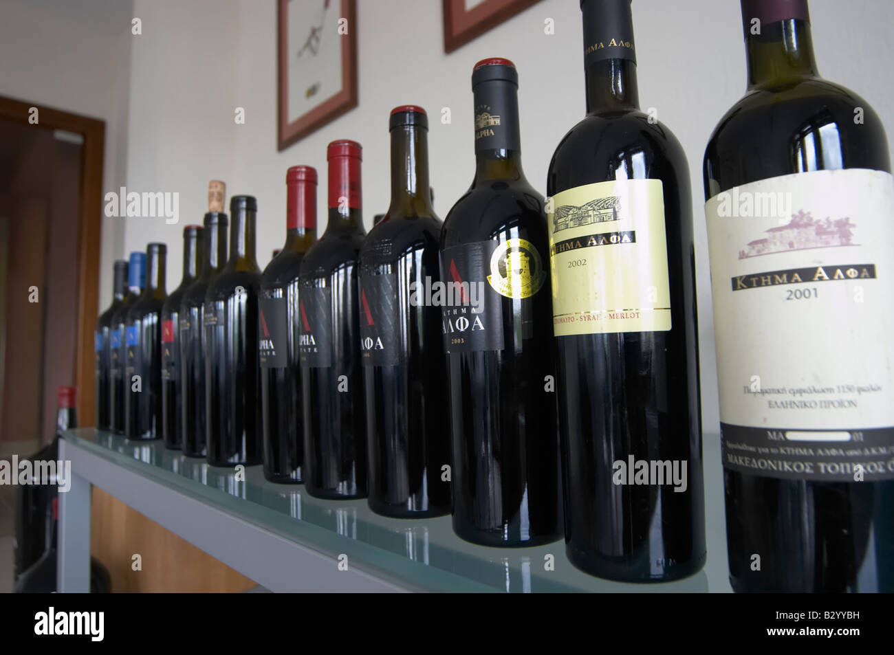 Range of Alpha wines. Alpha Estate Winery, Amyndeon, Macedonia, Greece ...
