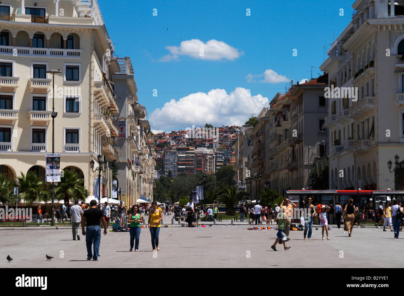 Aristotelous Aristotle Square. Thessaloniki, Macedonia, Greece Stock ...