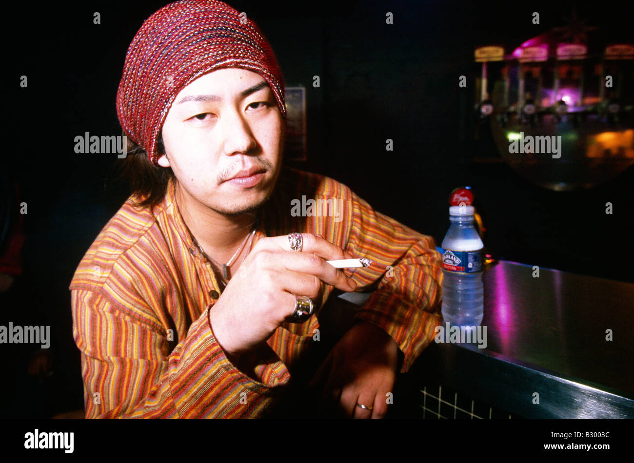 A man at a nightclub in London Stock Photo - Alamy