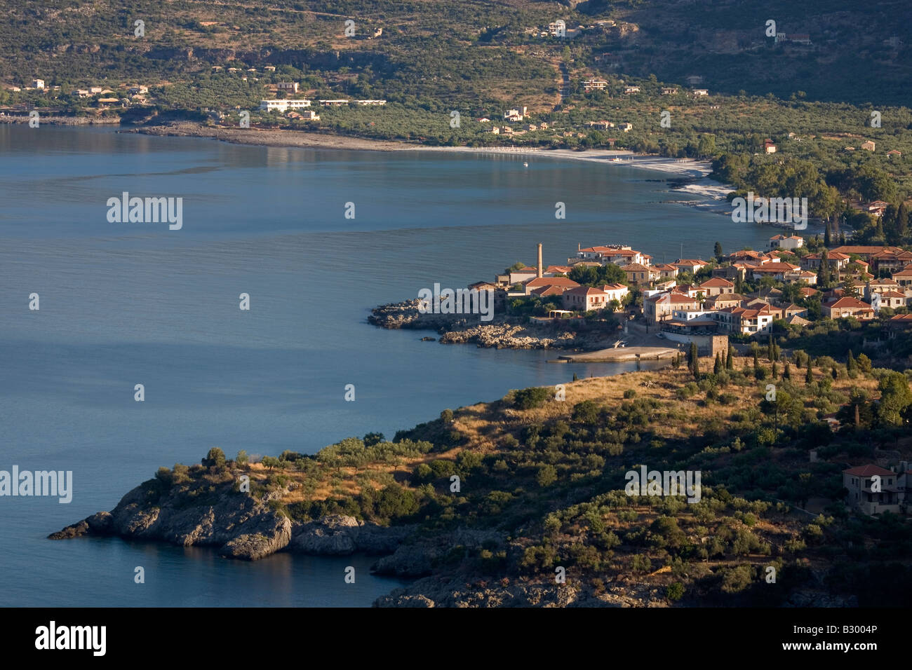 Kardamili town Peloponnese Greece Stock Photo - Alamy