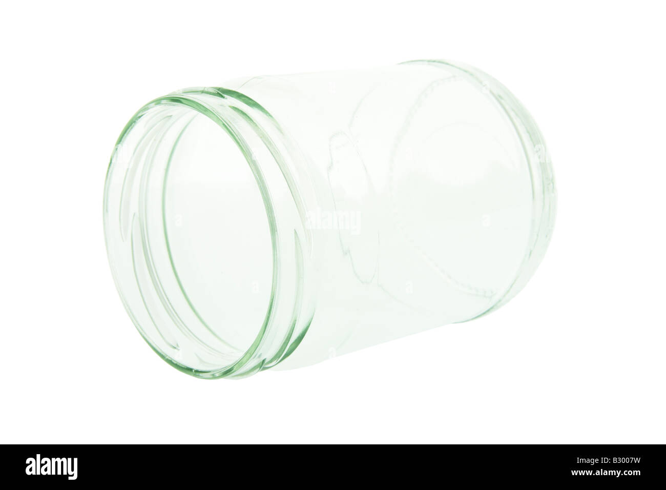 Empty Glass Jar Stock Photo - Alamy
