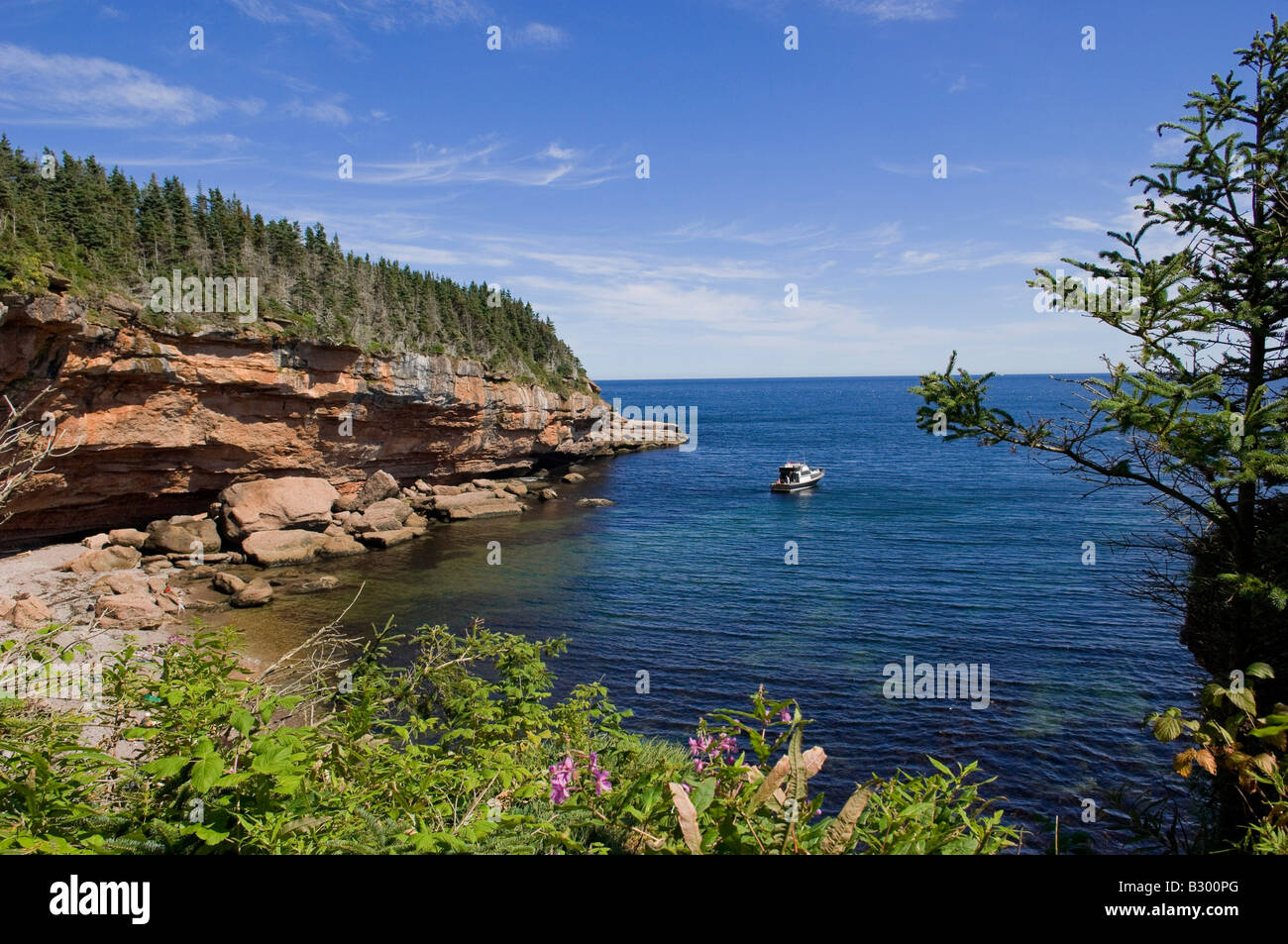 Gaspe Beach, Bonaventure Island, Gaspe Peninsula, Quebec, Canada Stock ...